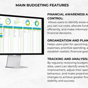 Monthly Budget Tracker, Monthly Finance Tracker, Financial Goal Tracker ...