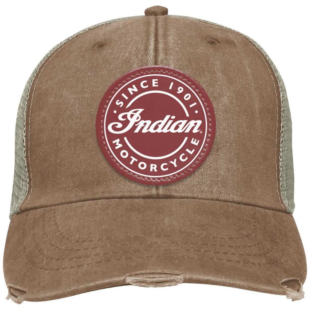 Indian Motorcycle Distressed Ollie Cap - Etsy