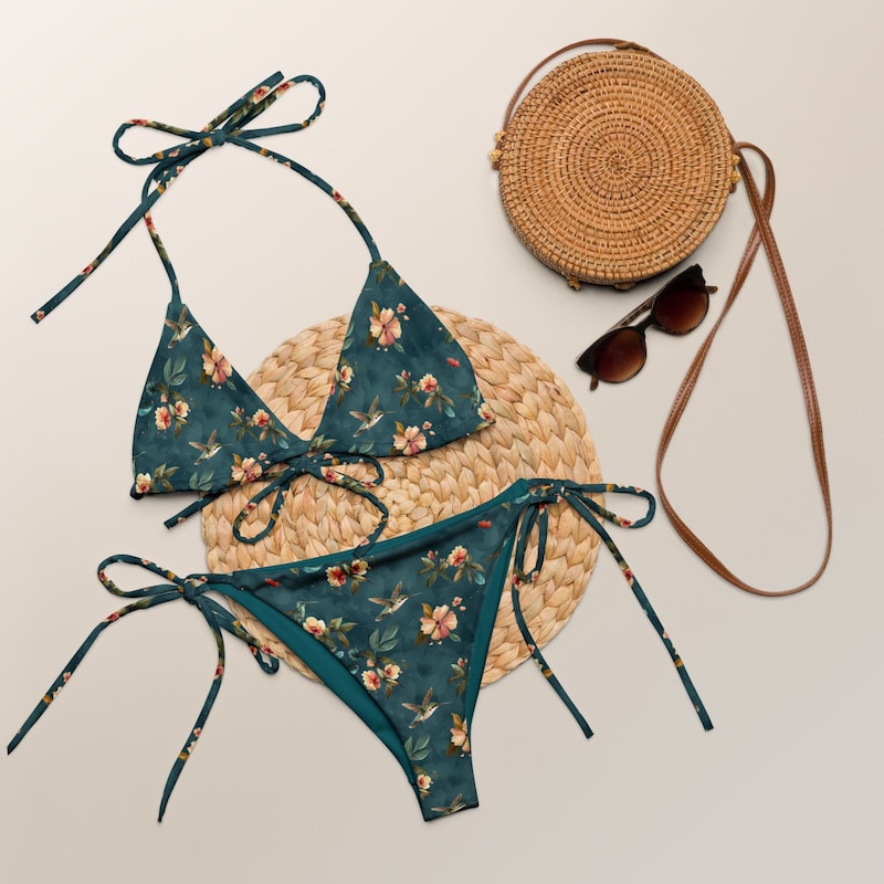 Flower Bikini - Etsy