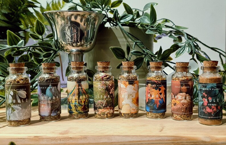 Wheel of the Year Herbs for Spellcrafting - Etsy