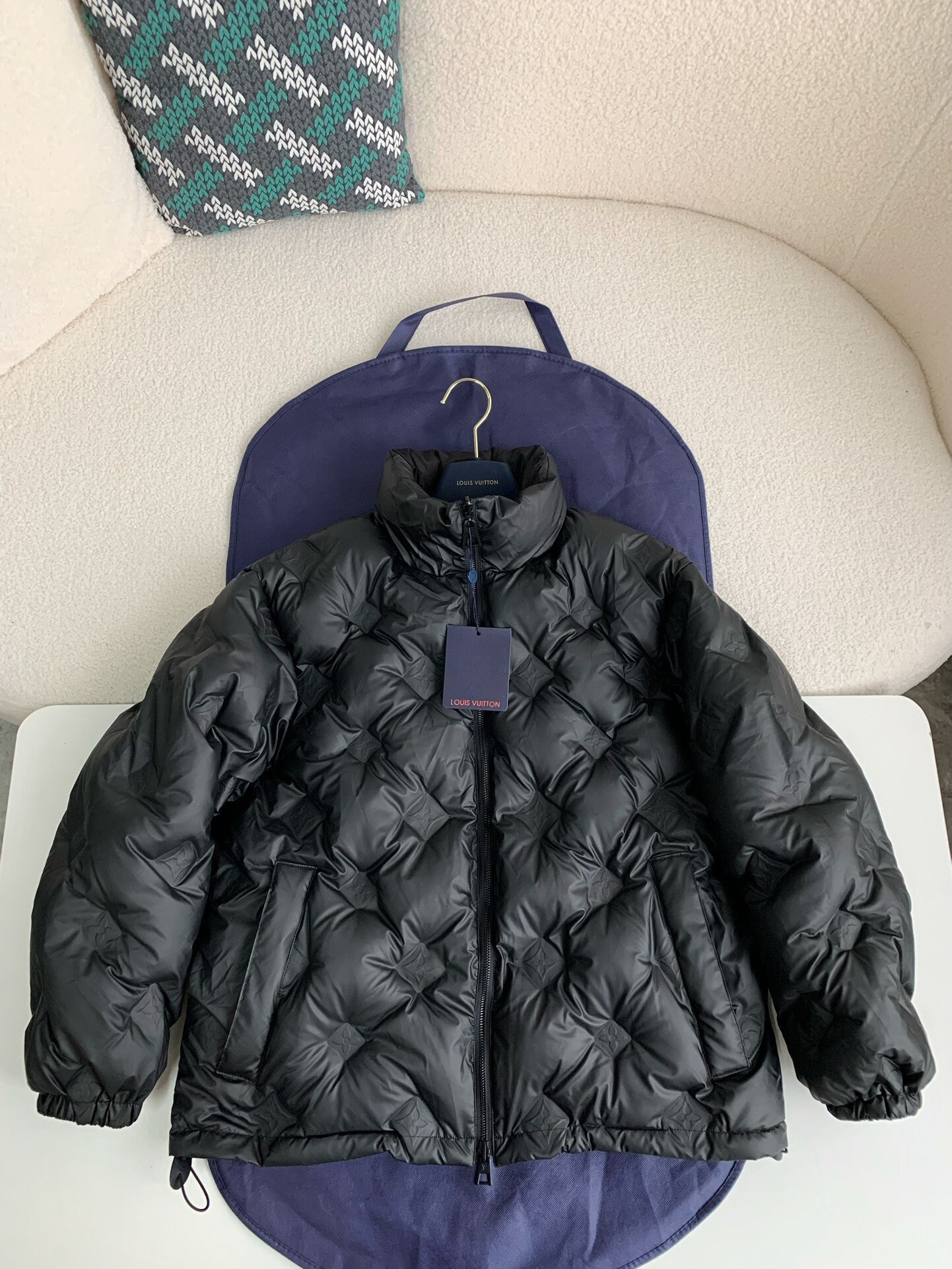 Louis Vuitton Men's Down Logo Jacket - Etsy
