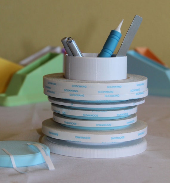 Scor Tape Organizer Tape Tower Tape Dispenser Etsy