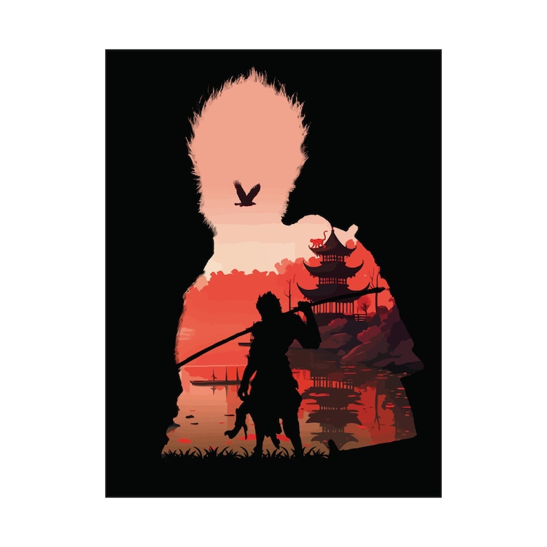 Black Myth Wukong SUN WUKONG "illusion || Premium Matte Posters - Etsy