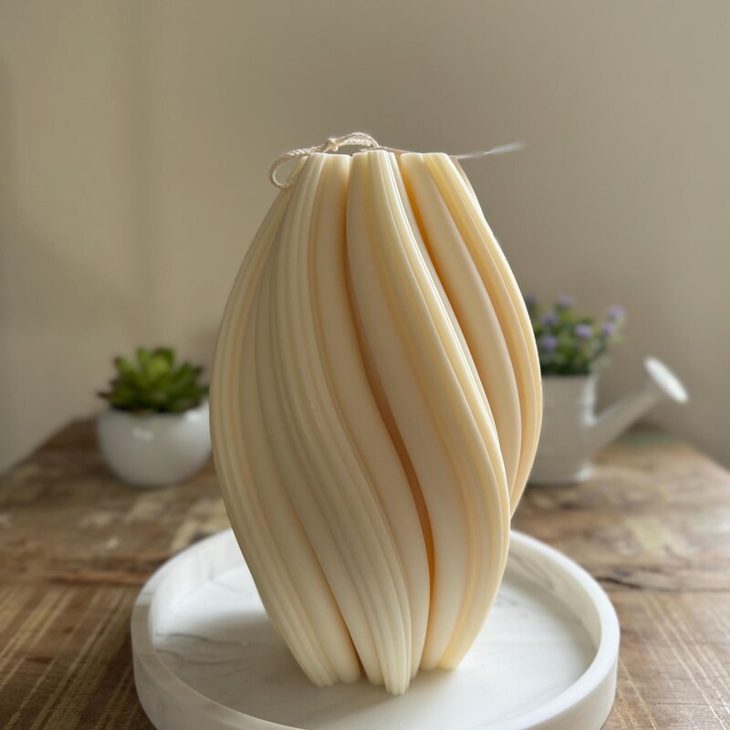 Twisted Candle - Etsy