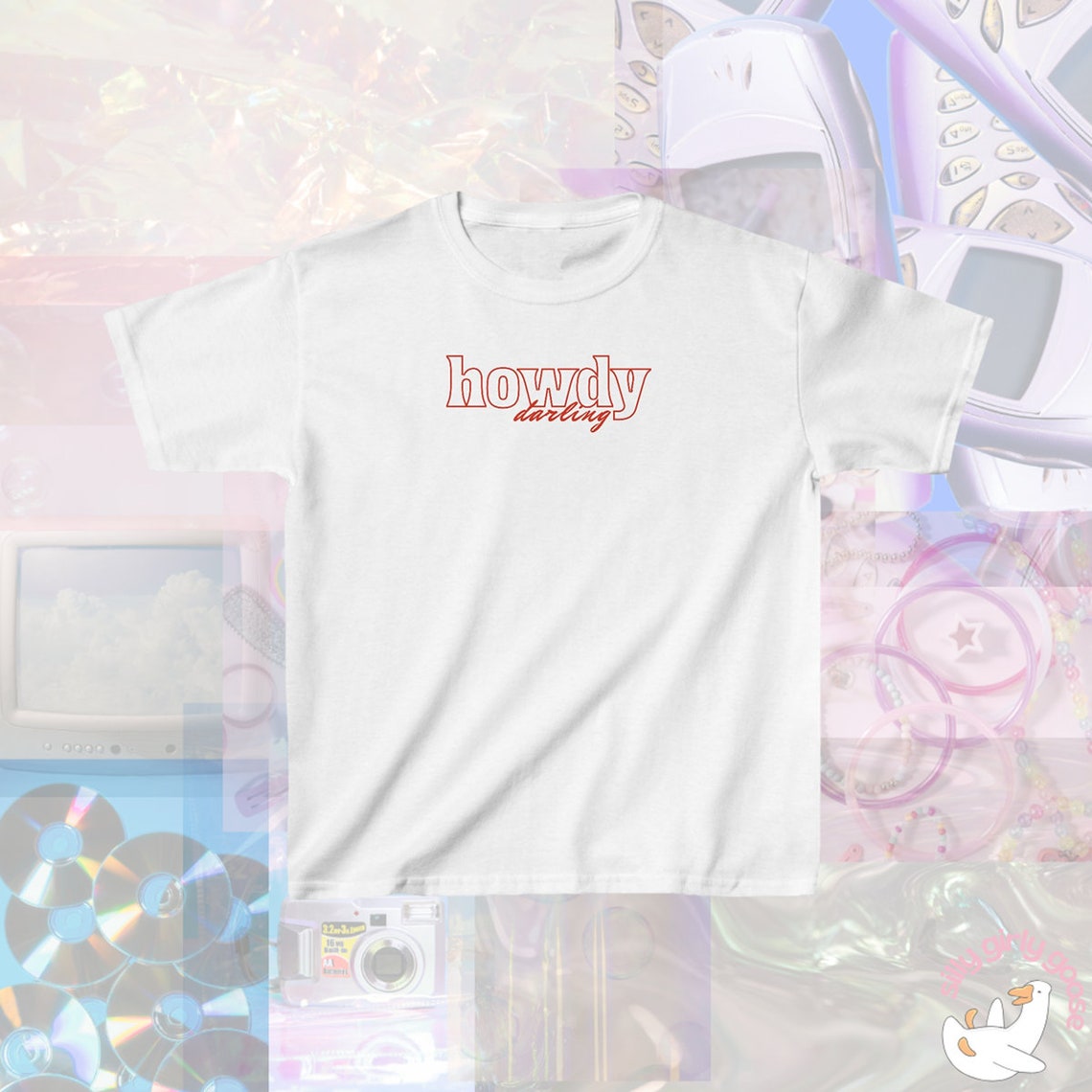 Howdy Darling Baby Tee, Y2K Baby Tee, Rodeo T-shirt, Country Concert ...