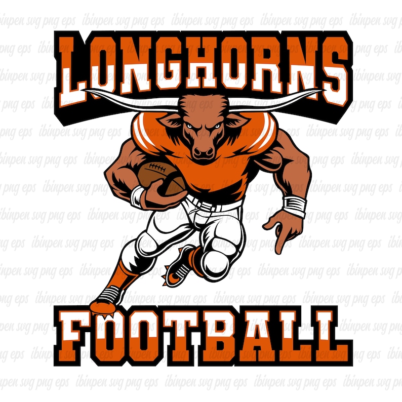 Longhorns SVG, Longhorns Cricut, Cutfile, Longhorns School Mascot ...