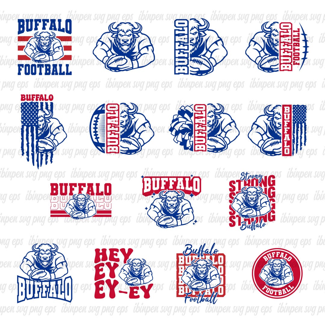 Buffalo SVG, 15 Buffalo SVG Bundle, Buffalo Cutfile, Buffalo Cricut ...