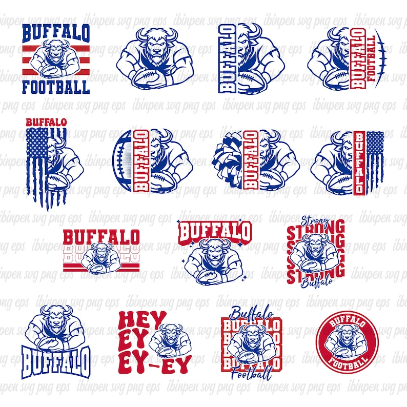 Buffalo SVG, 15 Buffalo SVG Bundle, Buffalo Cutfile, Buffalo Cricut ...