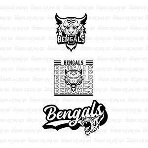 Bengals SVG, Bengals SVG Bundle, Bengals Cutfile, Bengals Cricut File ...