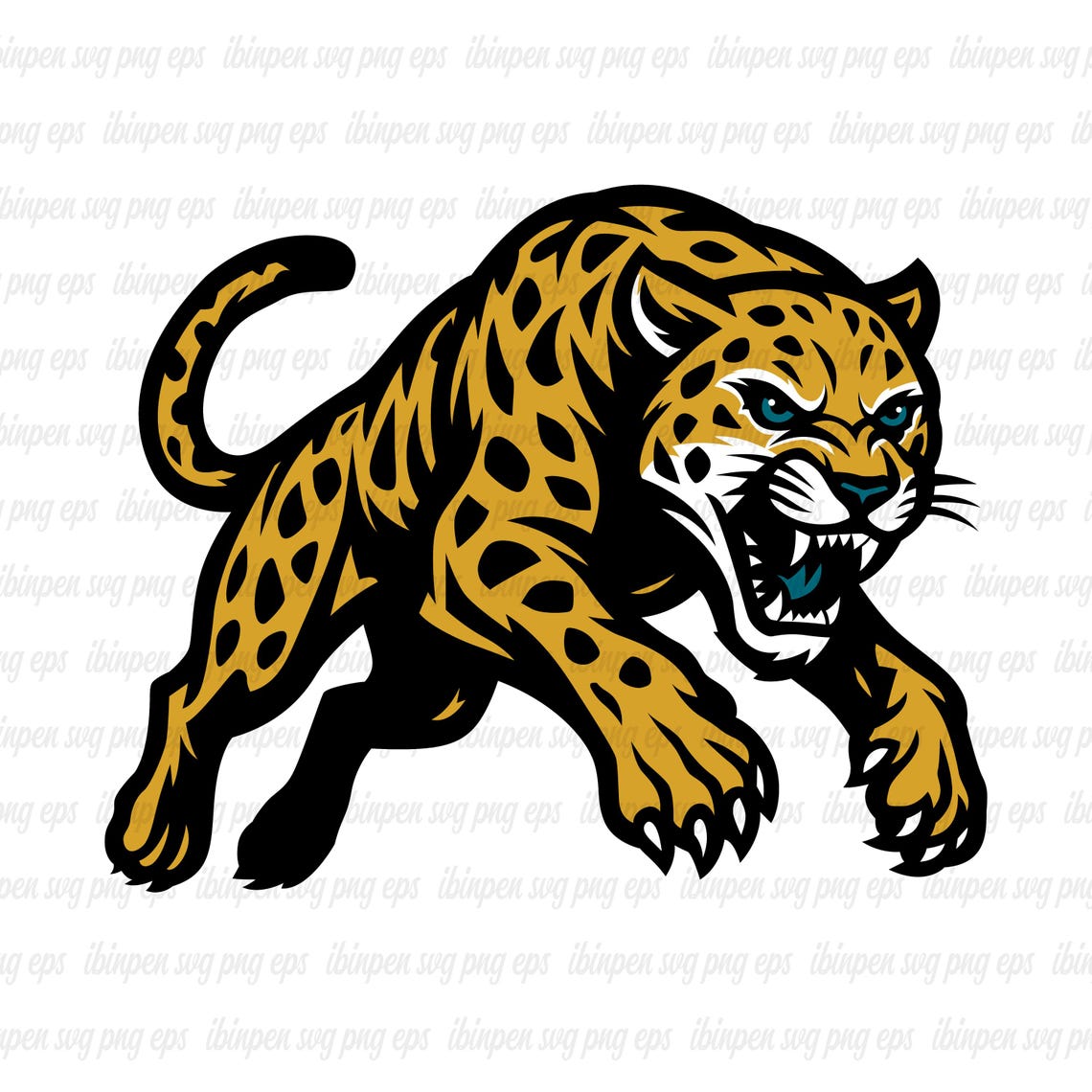 Jumping Jaguars SVG, Jaguars Svg Cricut, Jaguars Cutfile, Jaguars ...