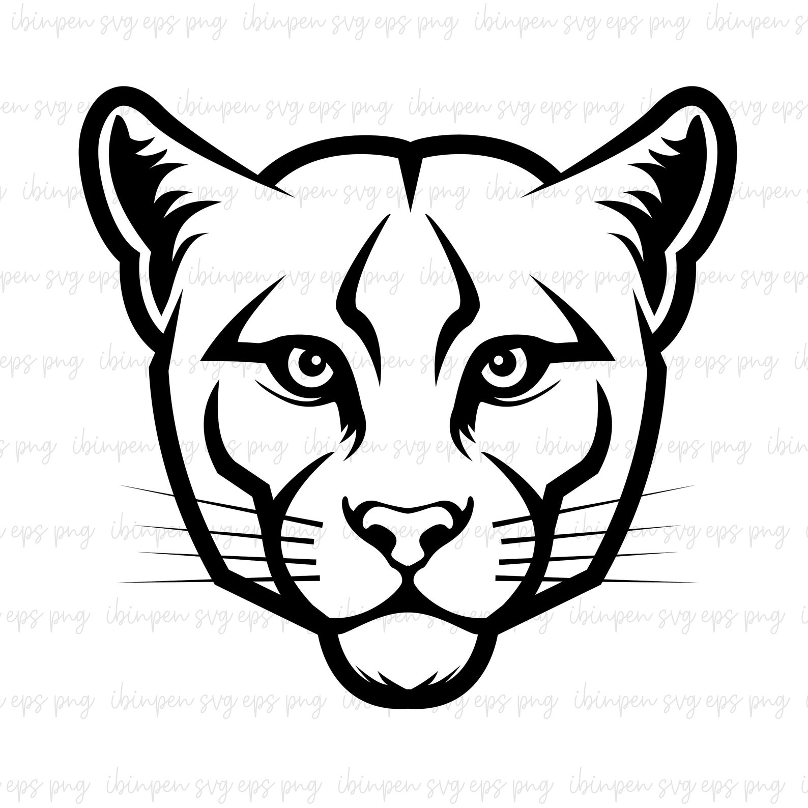 Pumas SVG, Pumas Silhouette SVG, Pumas Cricut, Cutfile, Pumas PNG ...