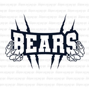 Bears SVG, Bears Scratches, Bears SVG Cricut, Bears Cutfile, Bears ...