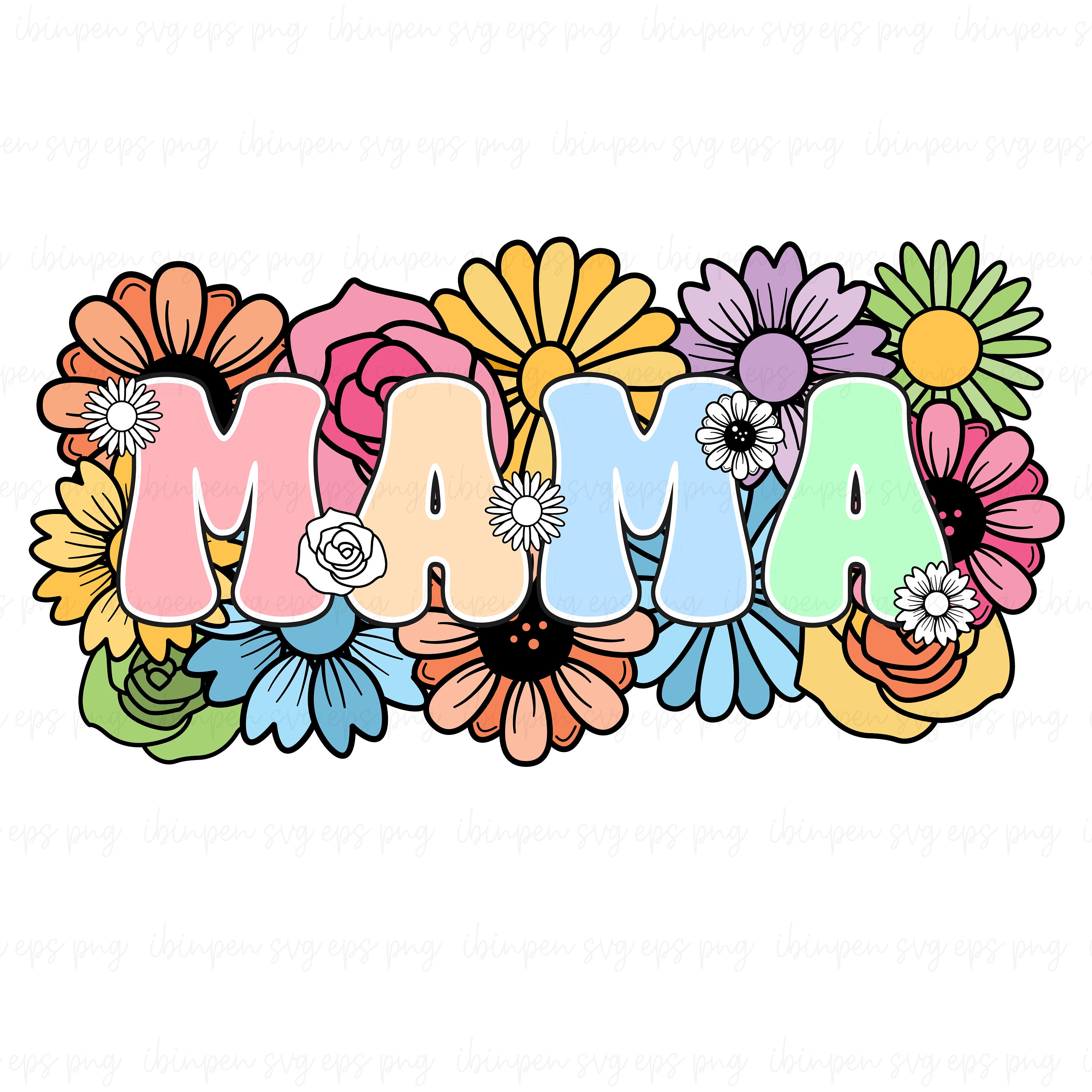 Mama SVG, Mom Svg, Mama SVG for Cutting File, Cricut File, Mother's Day ...