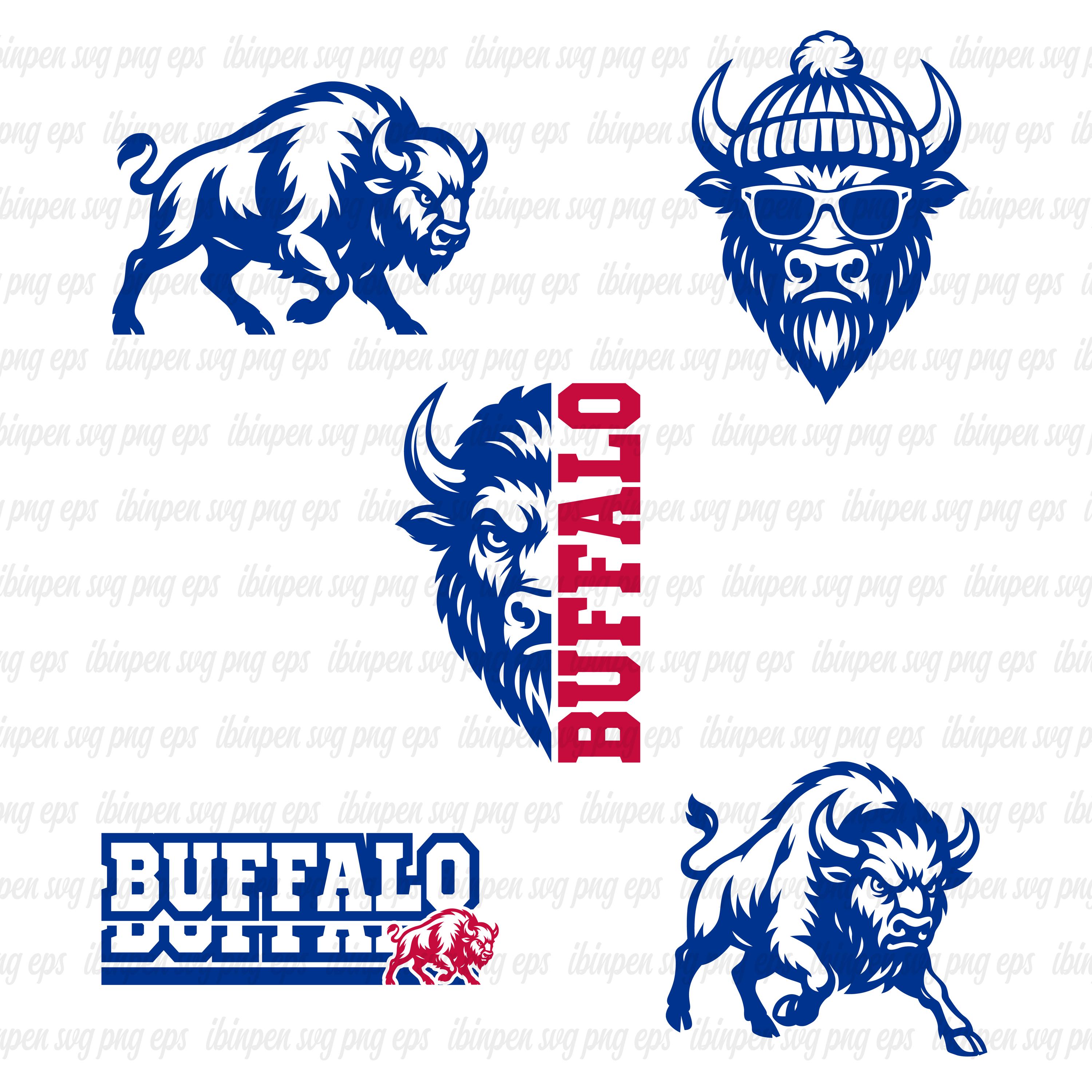 25 Buffalo SVG PNG Bundle, Buffalo Cutfile Cricut, Buffalo School ...