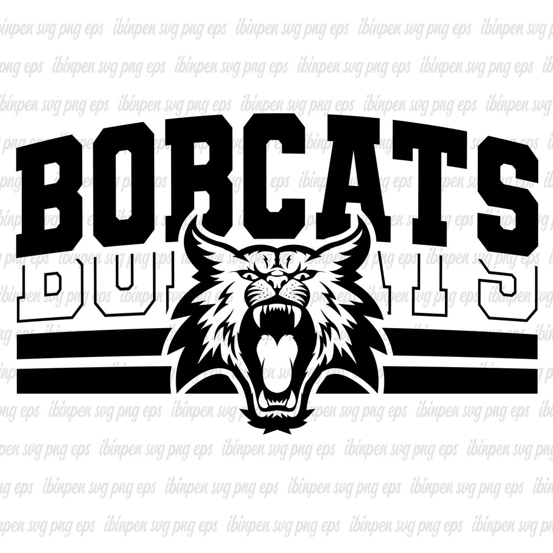 Bobcats SVG, Bobcats Cutfile, Bobcats Cricut, Bobcats School Mascot ...
