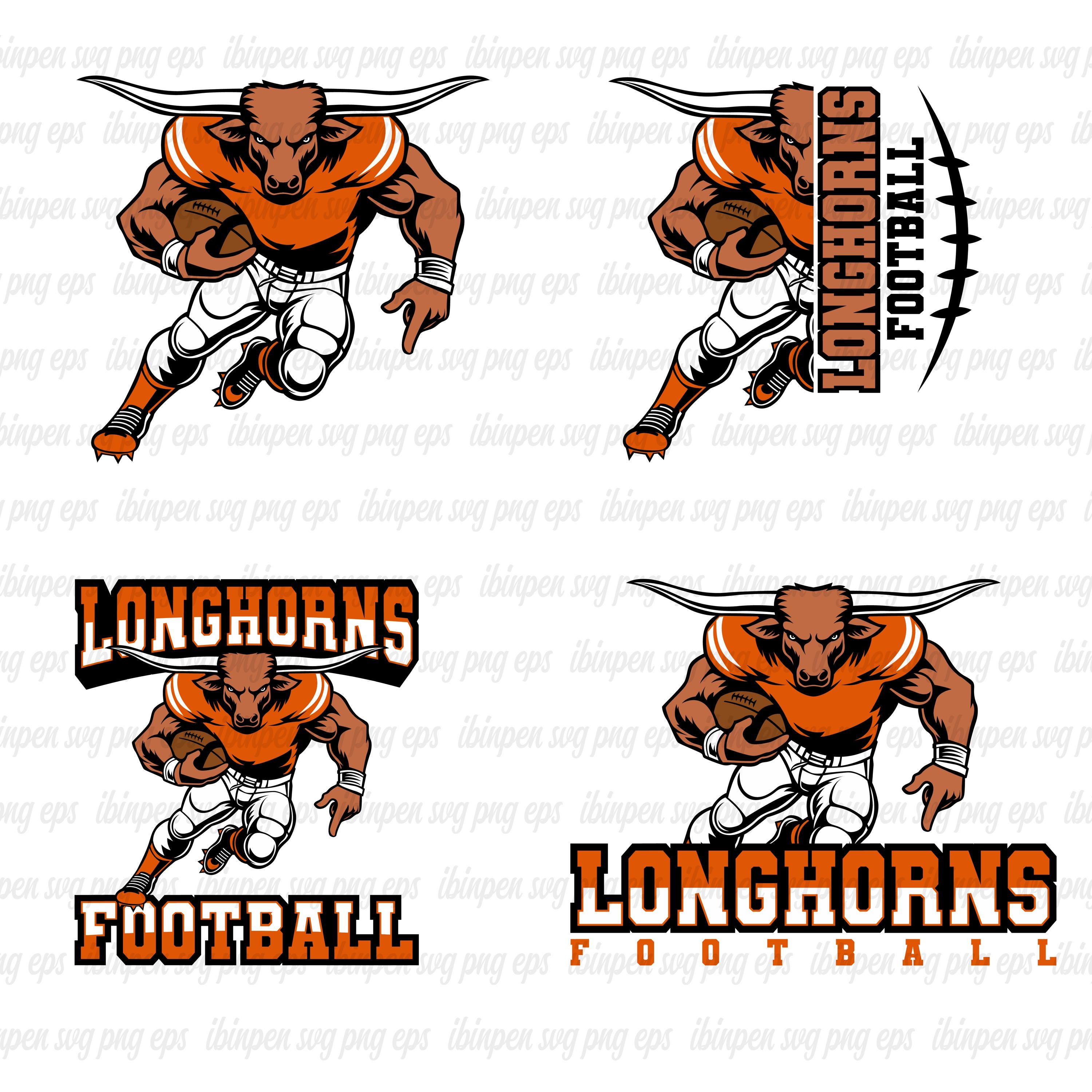 Longhorns SVG Bundle, Longhorns Vector, Longhorns SVG Cricut, Cutfile ...