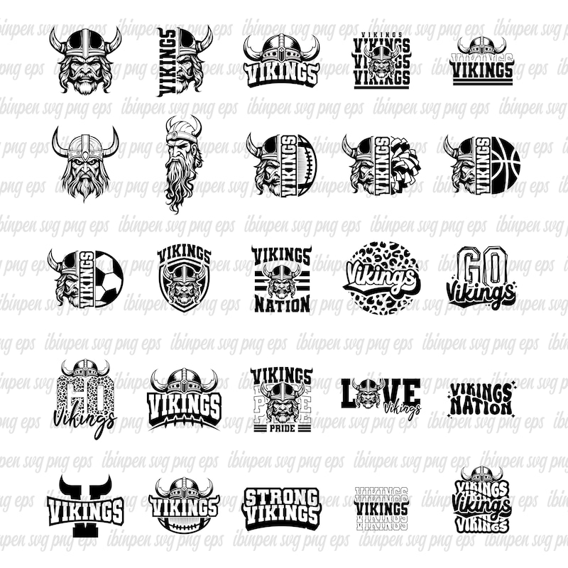 Viking Football Cricut - Etsy