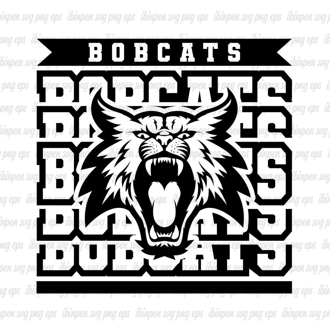 Bobcats Cricut, Bobcats SVG, Cutfile, Bobcats School Mascot, Bobcats ...