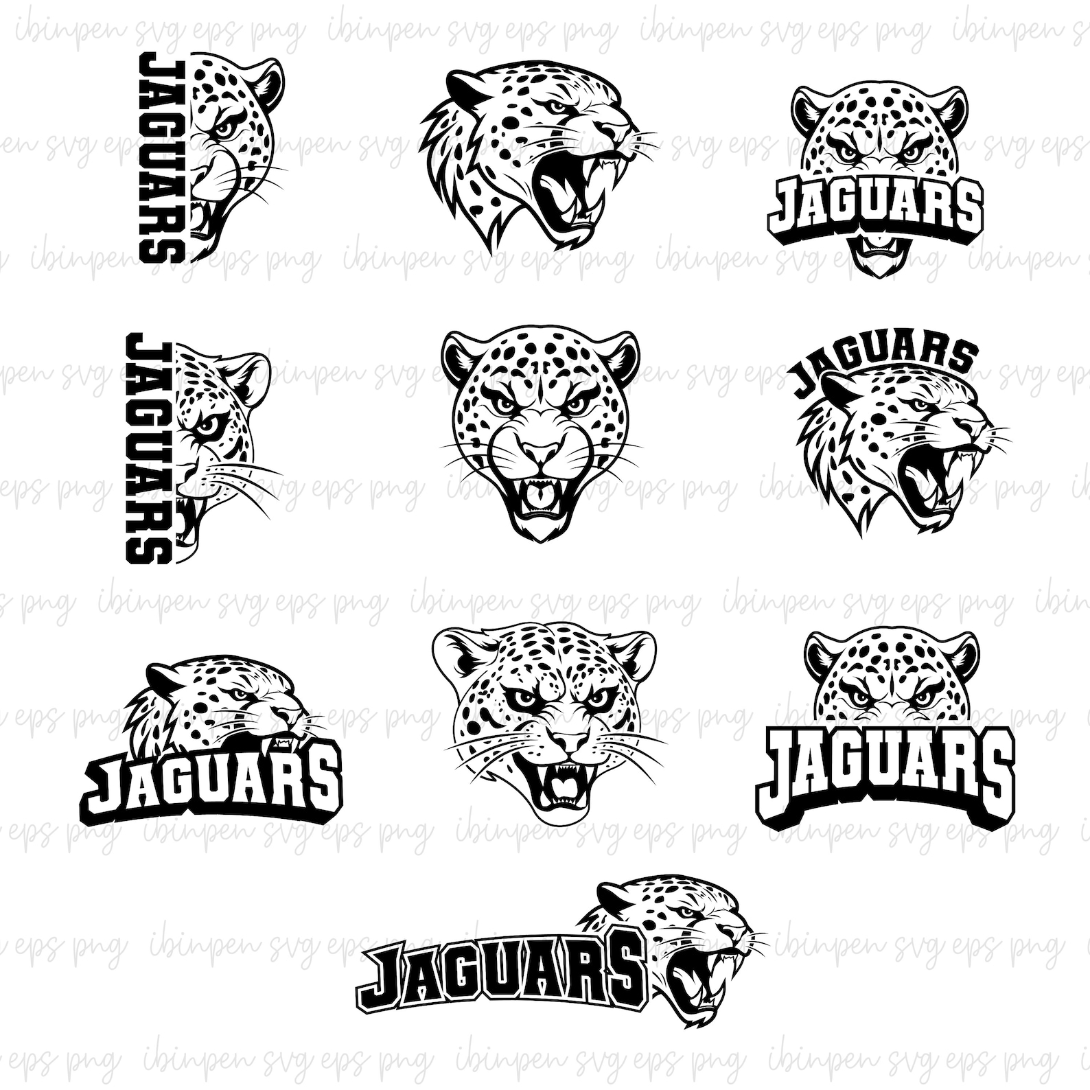 Jaguars SVG, Jaguars SVG Bundle, Jaguars Cricut, Jaguars Cutfile ...