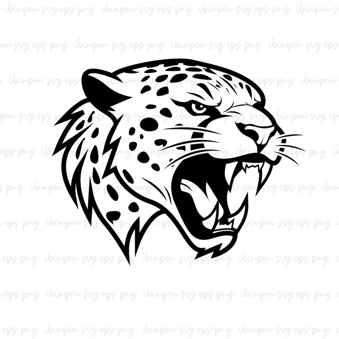 Jaguars SVG, Jaguars Svg for Cutfile, Jaguars Head Silhouette SVG ...