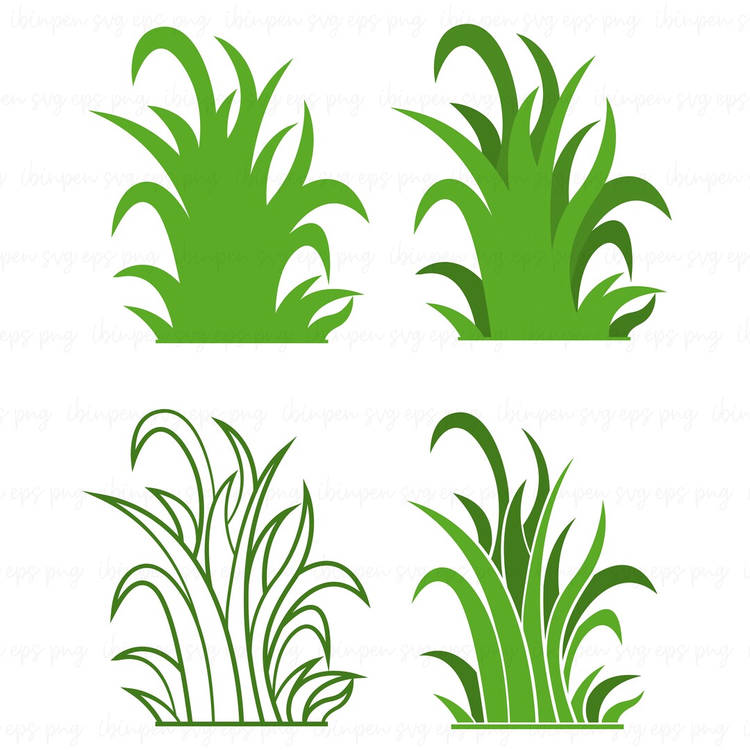 Grass SVG, Green Grass SVG for Cut File, Grass Bundle SVG, Png, Wild ...