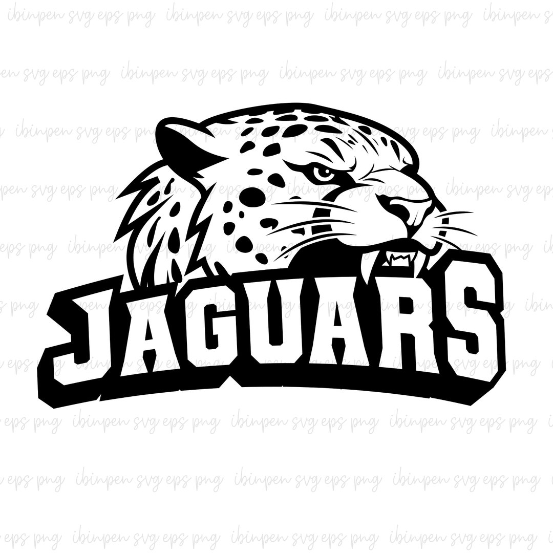 Jaguars SVG, Jaguars Head Silhouette SVG Cricut, Jaguars Svg for Cutfile, Jaguars Svg File for T ...