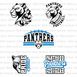 Panthers SVG, 25 Panthers SVG Bundle, Panthers Cricut and Cutfile ...