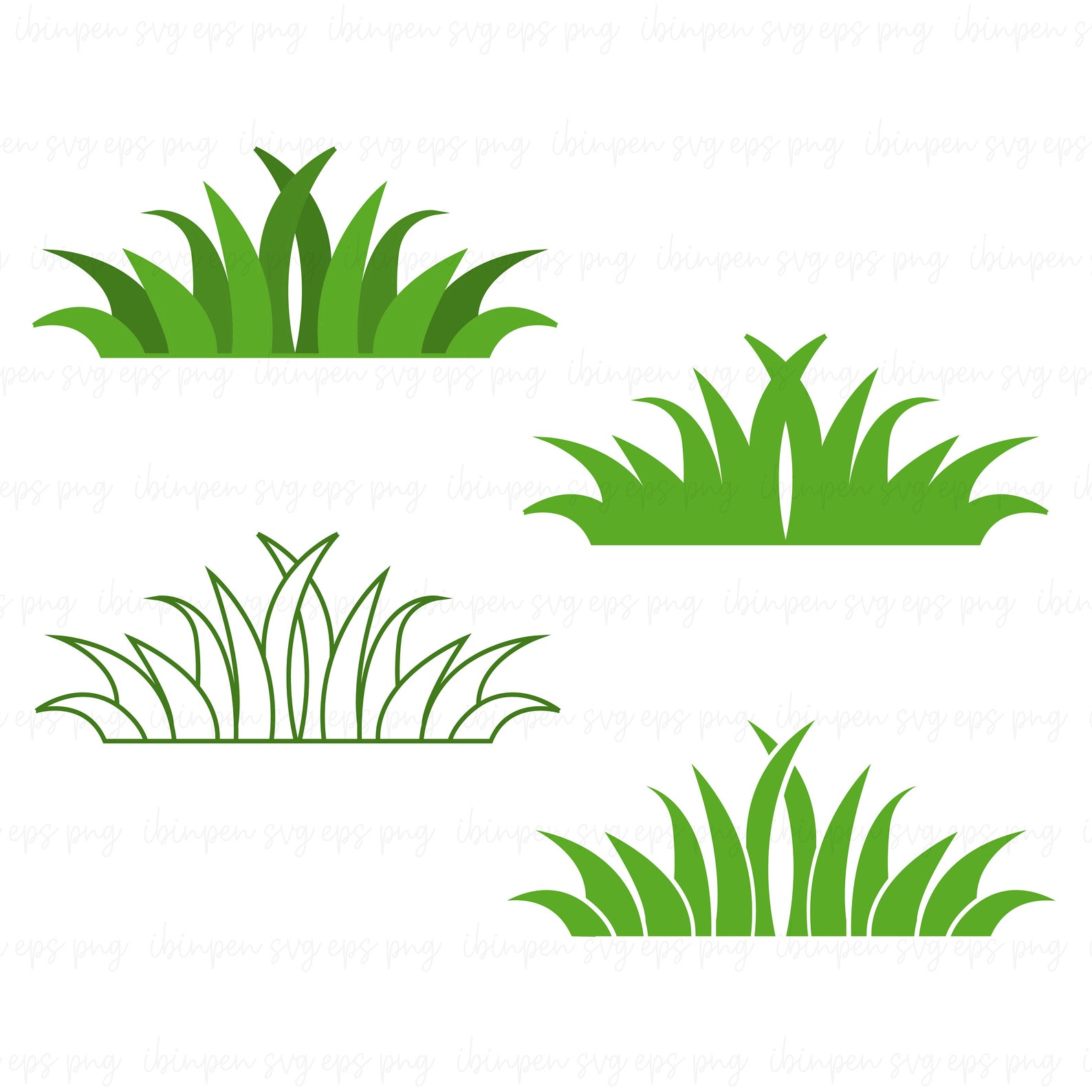 Grass Bundle SVG, Birthday Gift, Wild Grass Svg Clipart, Grass SVG ...