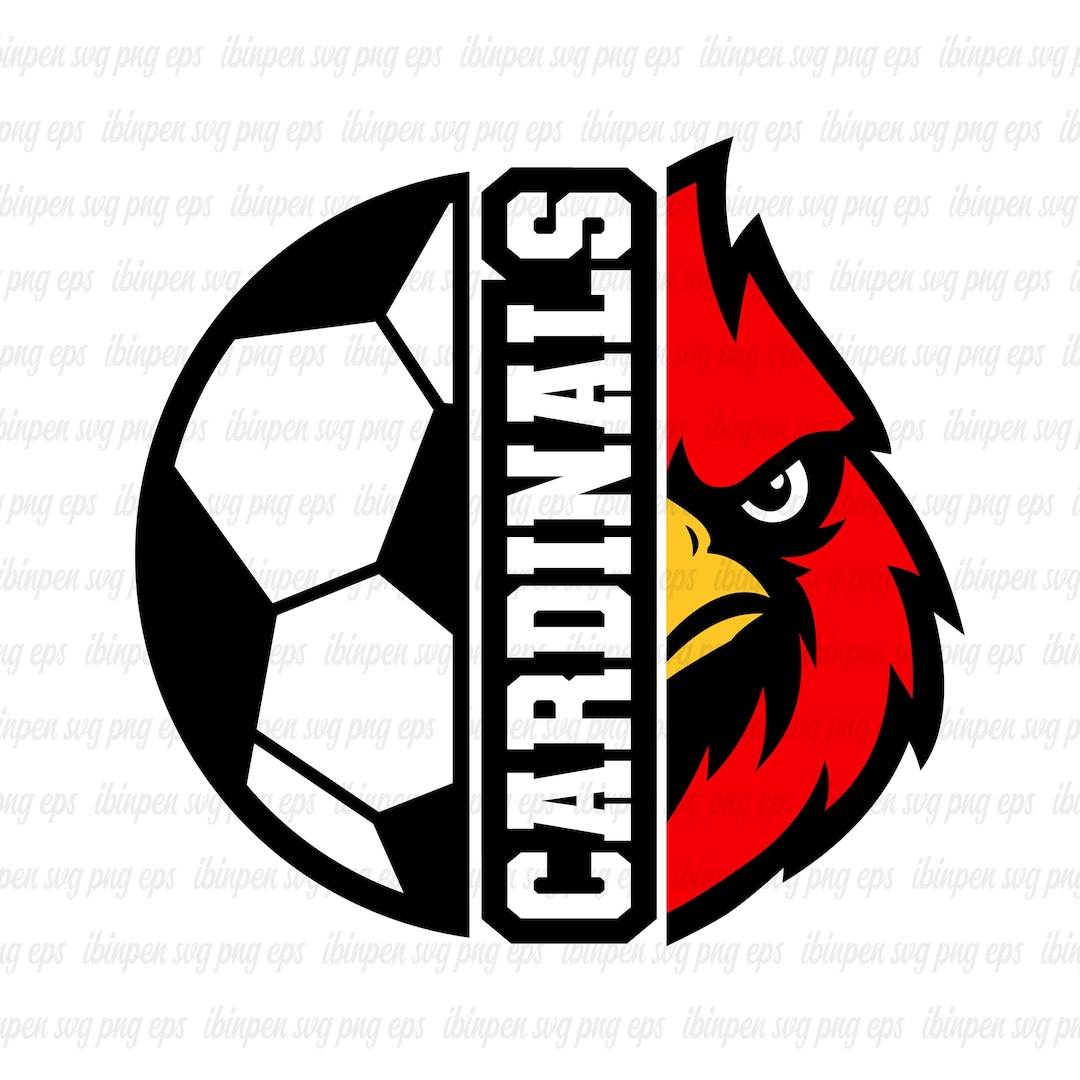 Cardinals SVG PNG, Cardinals School Mascot, Cardinals Soccer, Cardinals ...