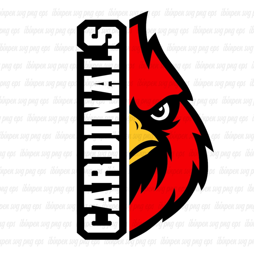 Cardinals SVG PNG, Cardinals Vector Color, Cardinals Logo, T-shirt ...