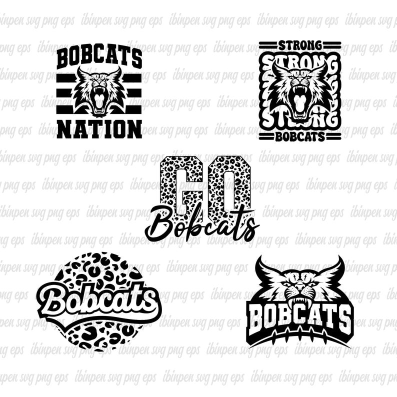 Bobcats SVG, 25 Bobcats SVG Bundle, Bobcats Cutfile, Bobcats Cricut ...