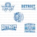 Detroit SVG, 25 Detroit SVG PNG Bundle, Eps, Detroit Cricut Cutfile ...