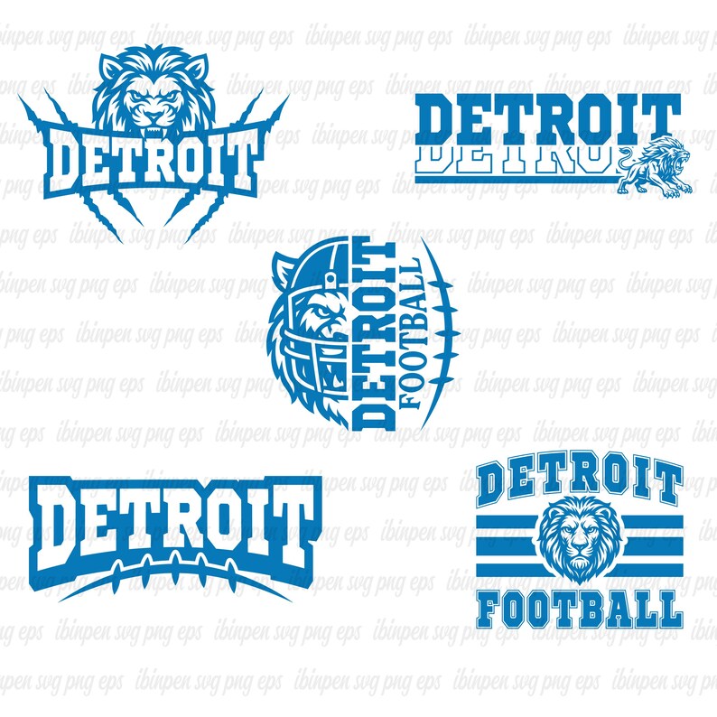 Detroit SVG, 25 Detroit SVG PNG Bundle, Eps, Detroit Cricut Cutfile ...