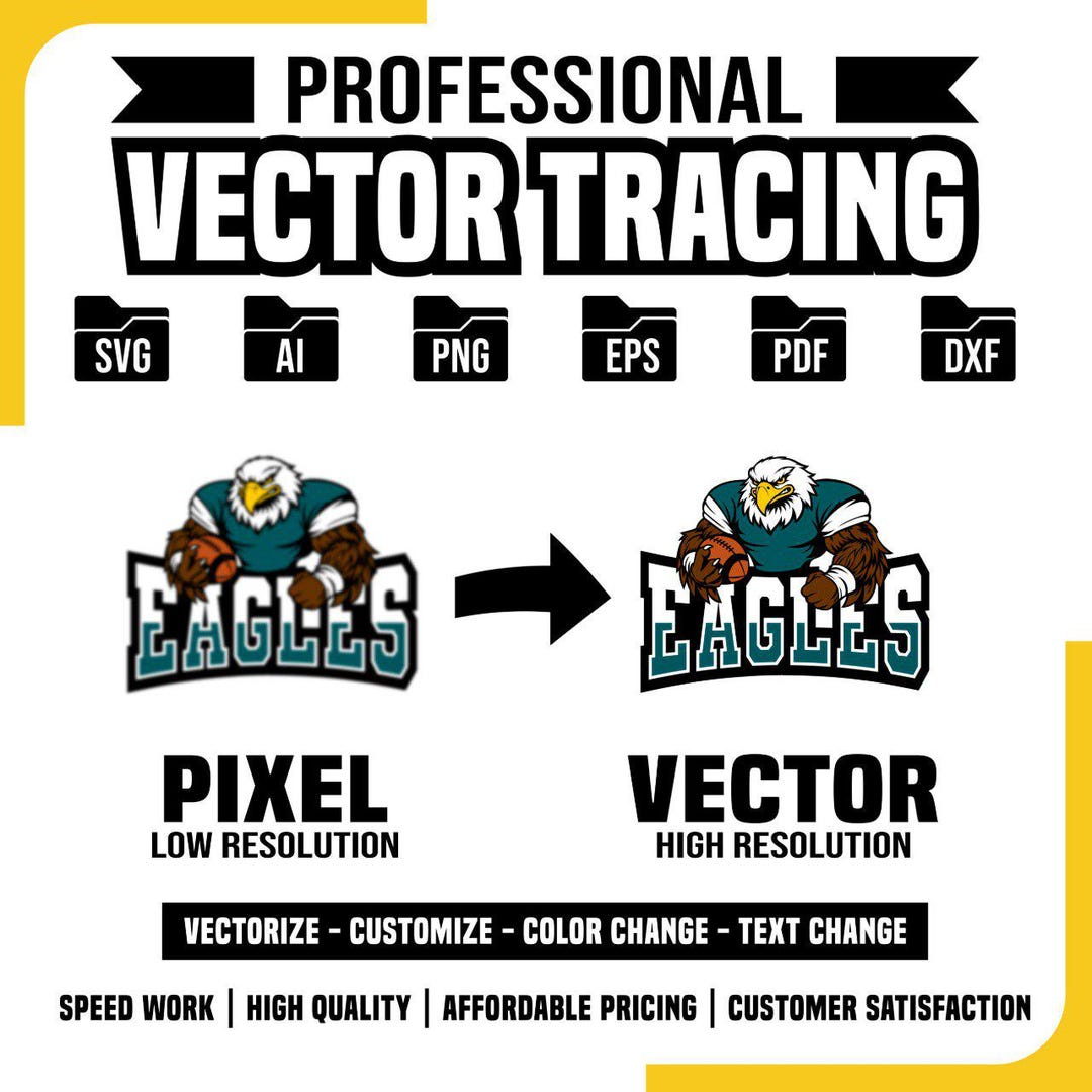 Custom Vectorize Service, Vector Conversion, Custom Logo SVG, Improve ...