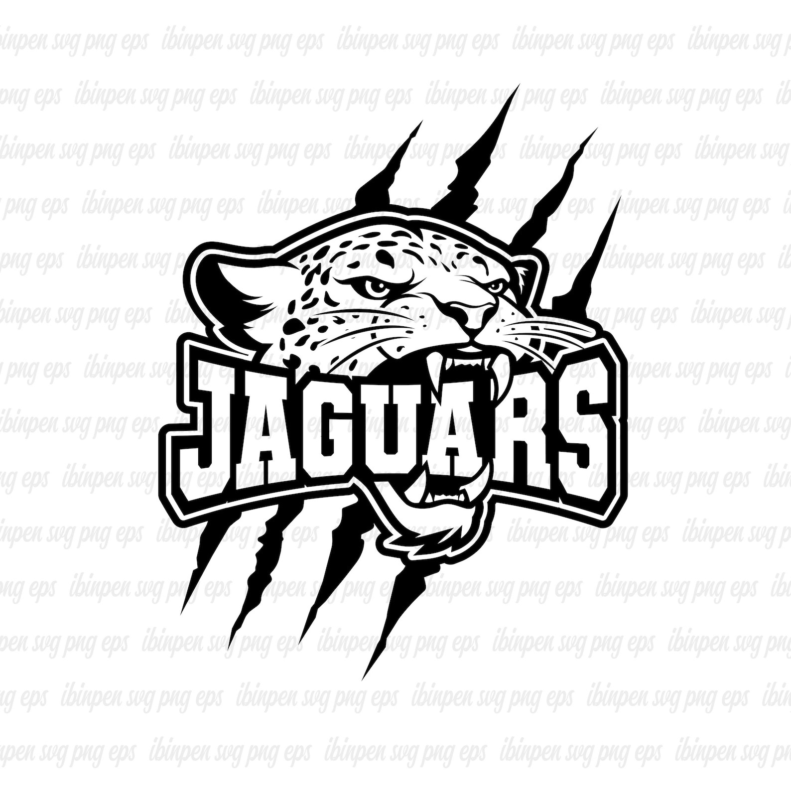 Jaguars Claw Scratch SVG, Jaguars Cricut, Cutfile, School Mascot ...
