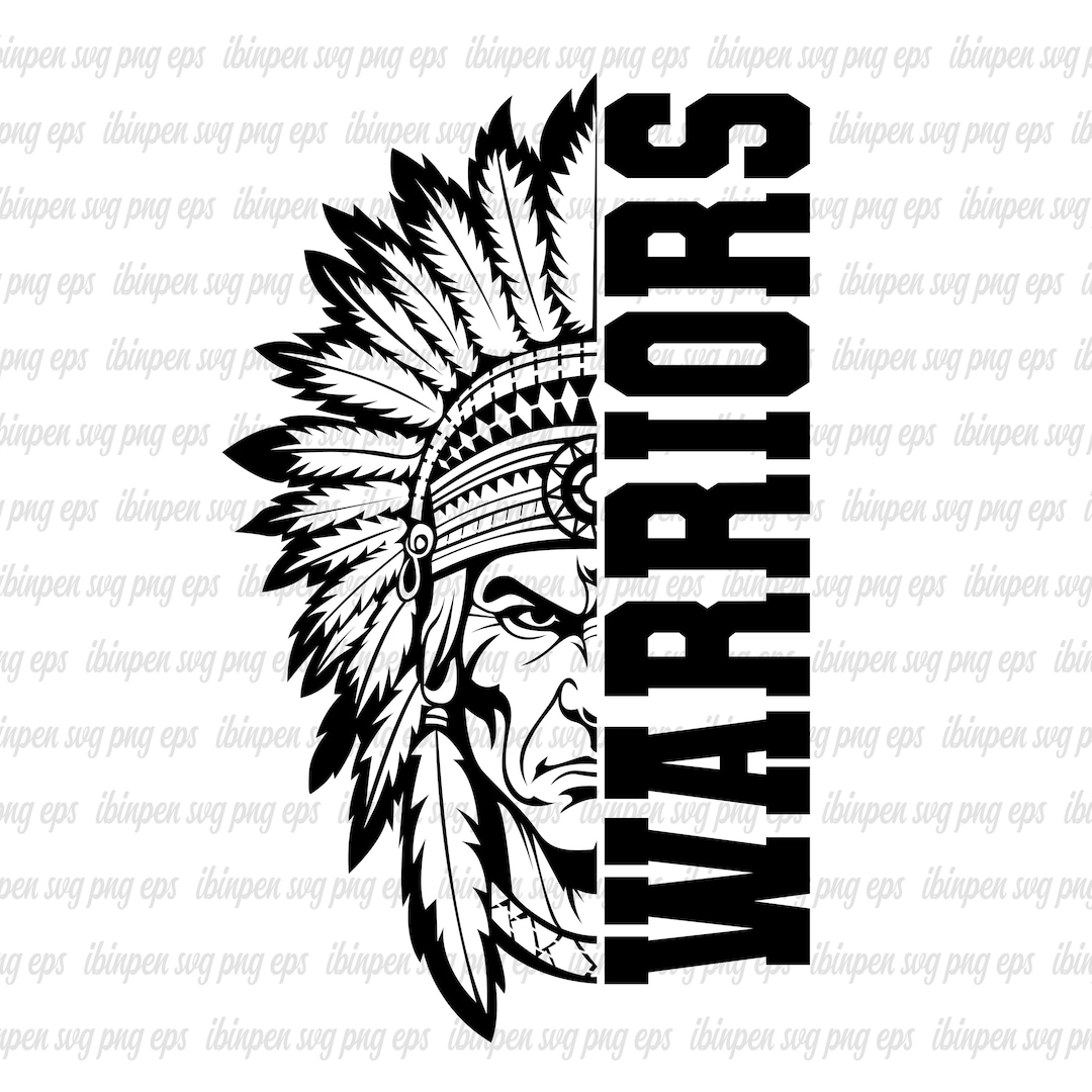 Warriors SVG Cricut, Warriors School Mascot, Warriors Svg Cutfile ...