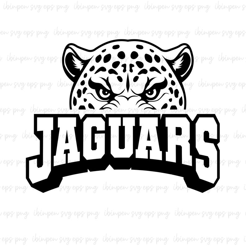 Jaguars SVG, Jaguars Head Cricut, Jaguars Svg File for T-shirt, Embroidery, Love, Birthday ...