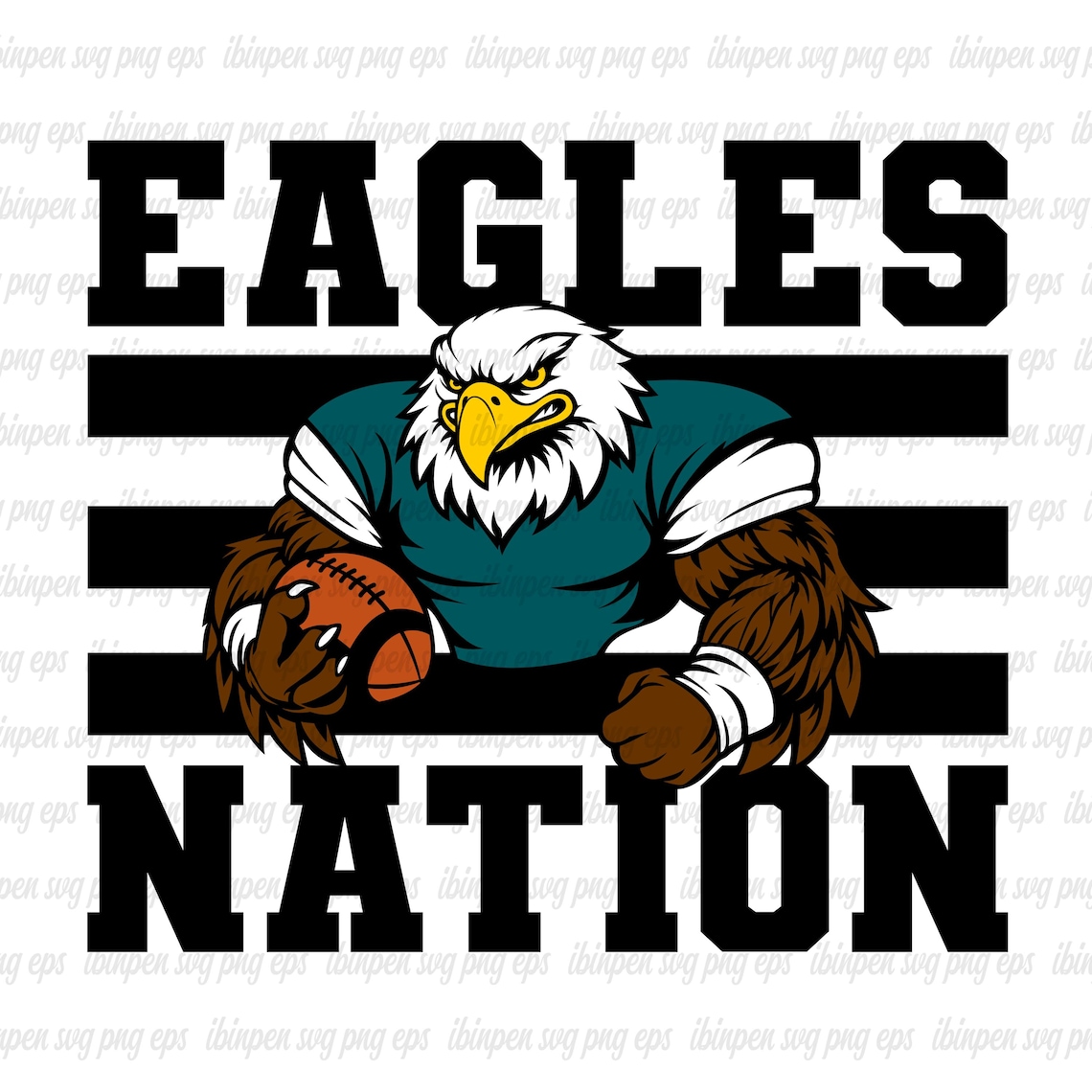 Eagles SVG, Eagles Mascot, Eagles Svg Cutfile, Cricut, Nation, Eagles T ...
