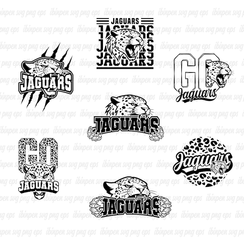 Jaguars SVG, School Mascot, Jaguars Bundle SVG Cricut, Jaguars Cutfile ...