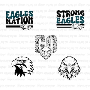 Eagles SVG, 30 Eagles SVG Bundle, Eagles Cutfile, Eagles Cricut, Eagles ...