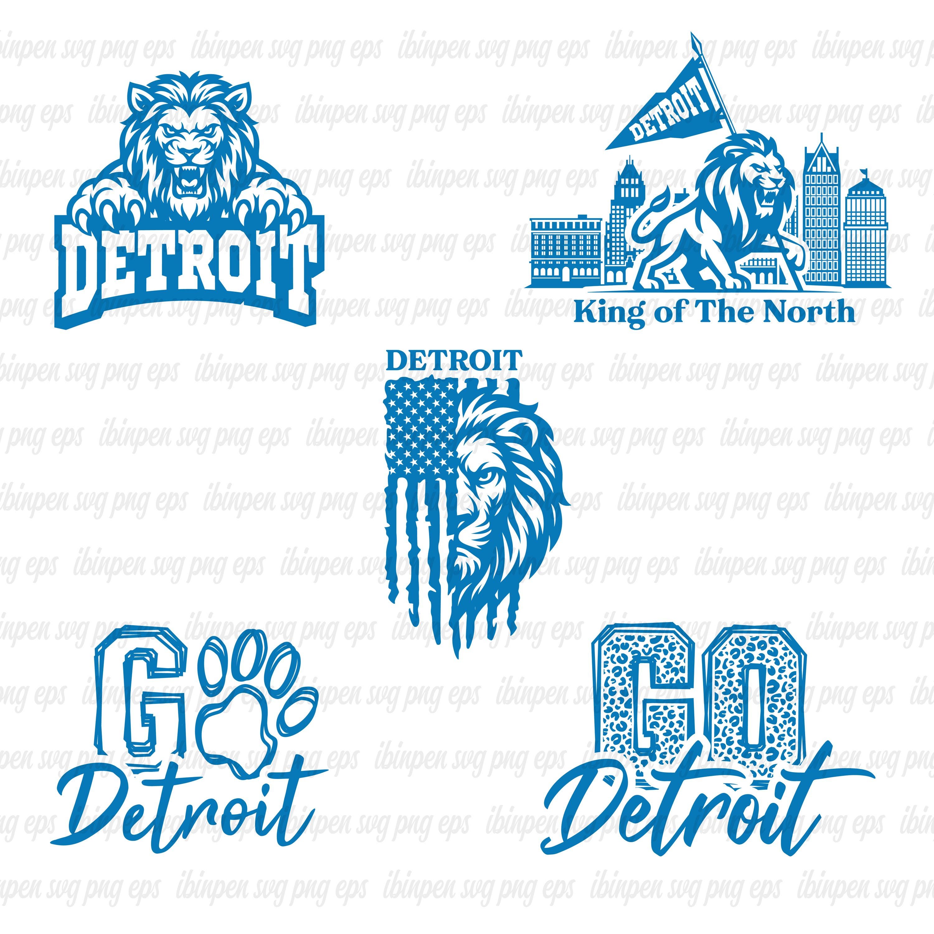 Detroit SVG, 25 Detroit SVG PNG Bundle, Eps, Detroit Cricut Cutfile ...