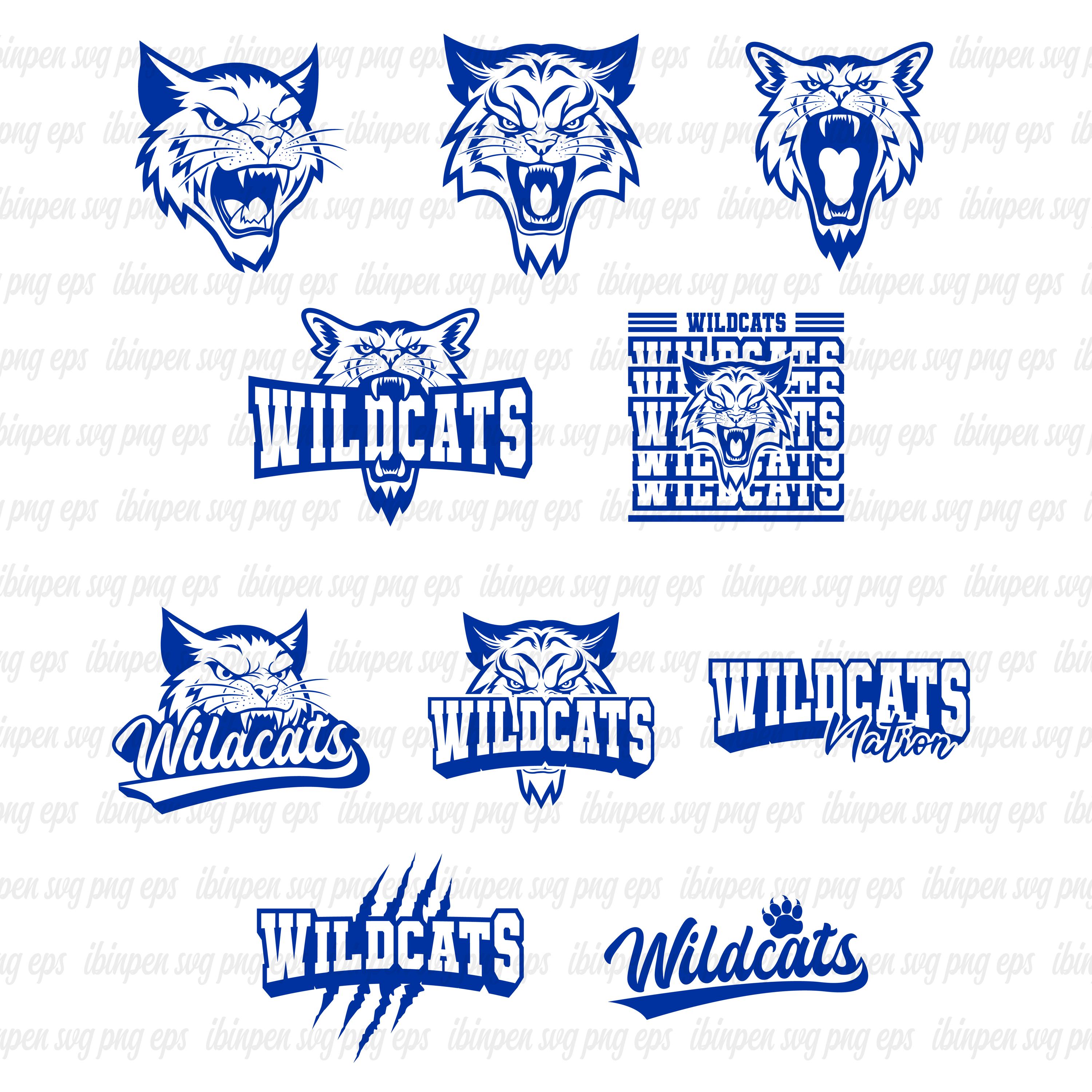 Wildcats SVG, 32 Wildcats SVG Bundle, Wildcats Cutfile, Wildcats Cricut ...