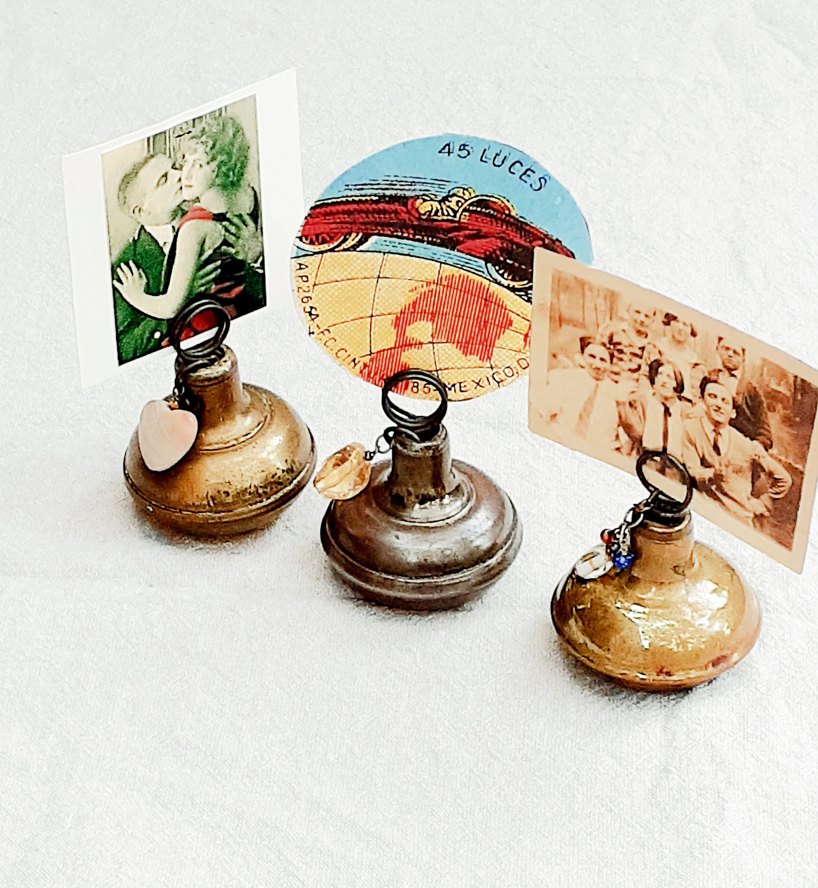 Photo Memento Sign Display Stand Antique Door Knob Place - Etsy