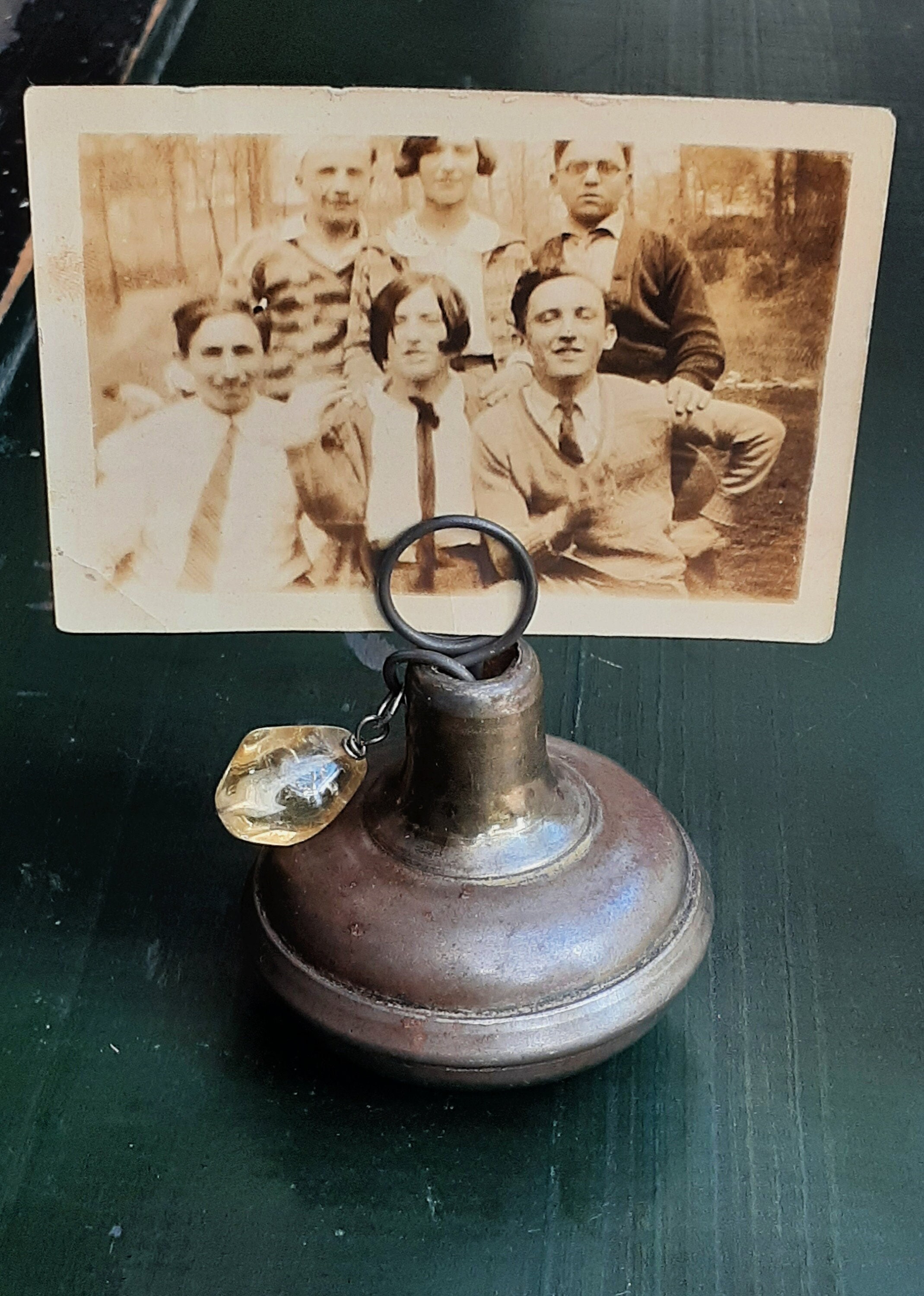 Photo Memento Sign Display Stand Antique Door Knob Place - Etsy