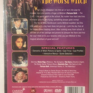 The Worst Witch DVD Tim Curry Diana Rigg NEW & SEALED 1986 Vintage - Etsy