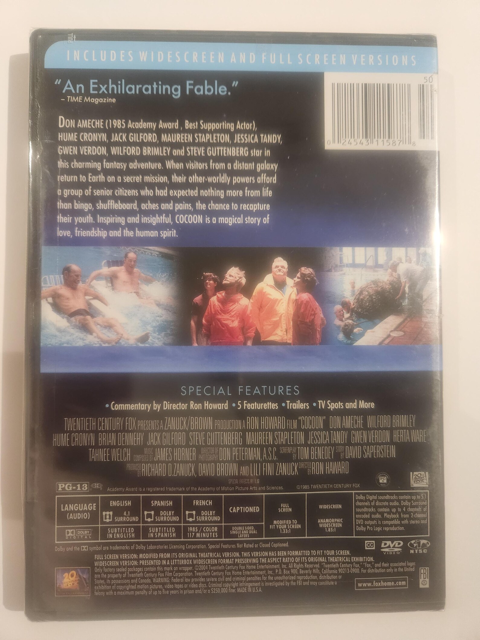 Cocoon DVD Ron Howard 1985 NEW & SEALED Vintage Sci-fi - Etsy