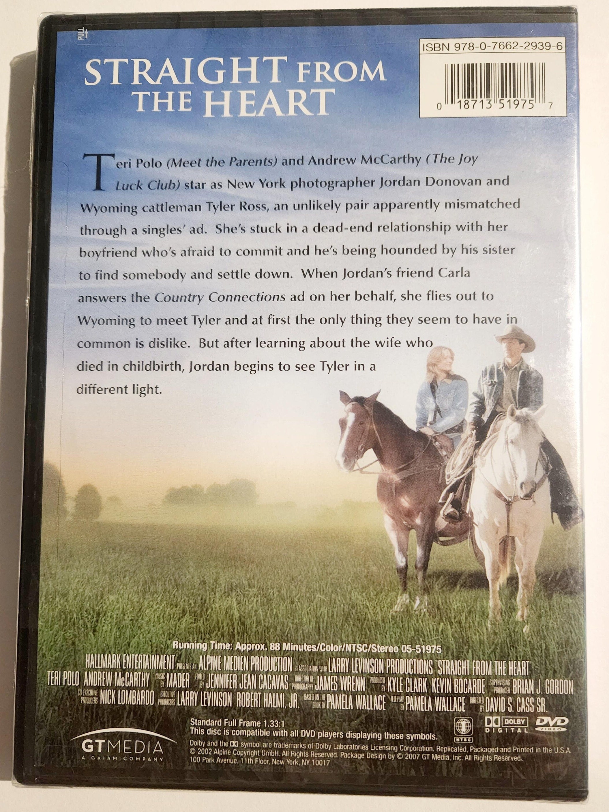 Straight From the Heart Hallmark DVD 2003 Teri Polo NEW & SEALED - Etsy