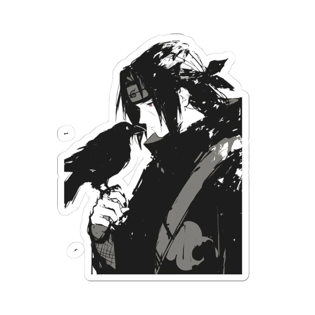 Itachi Naruto Fan Art Kiss-cut Stickers, Anime Decor, Laptop Decal ...