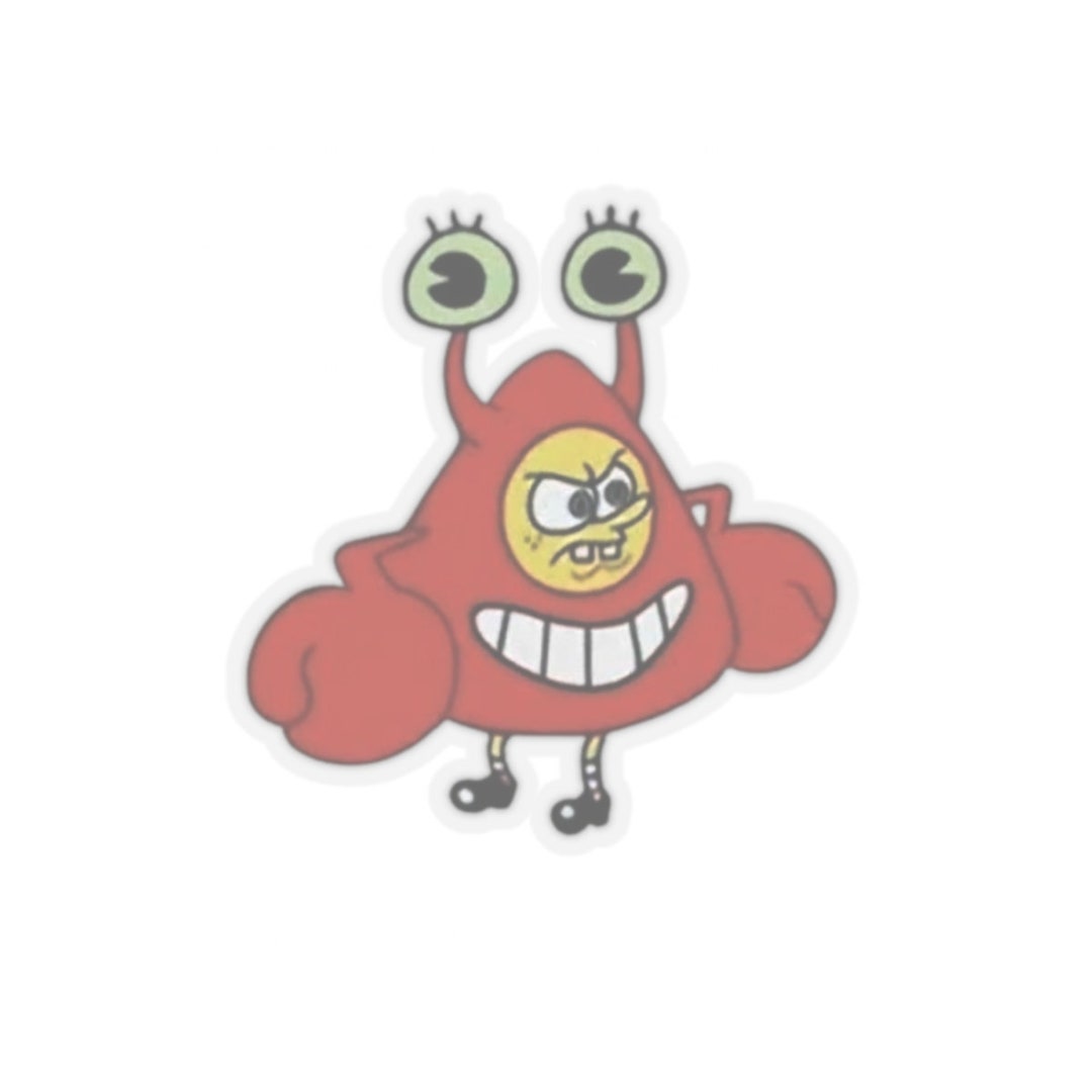 Spongebob Mr Krabs Suit High Quality Sticker Funny Meme Decal for Water ...