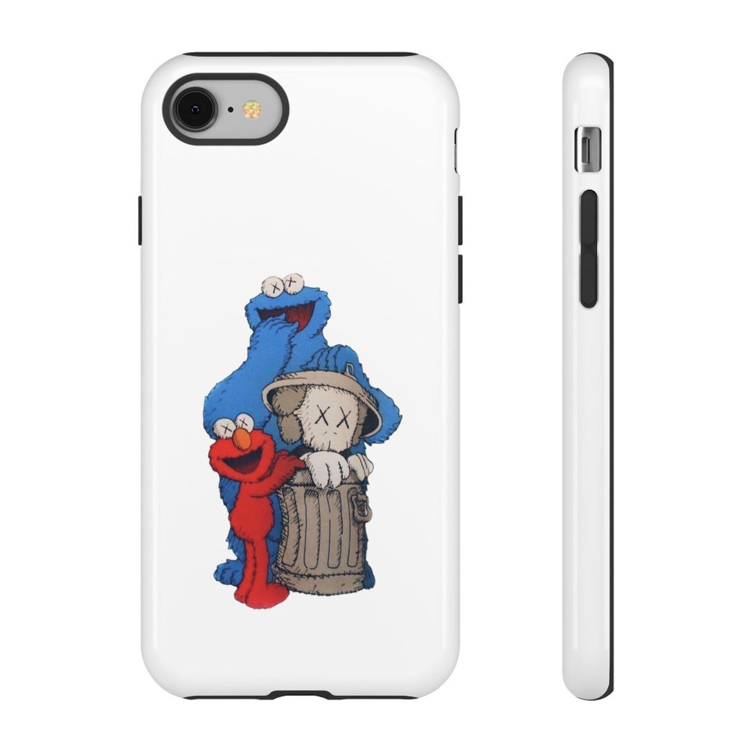 Kaws, Elmo, and Cookie Monster Art Tough Phone Cases for iPhone ...